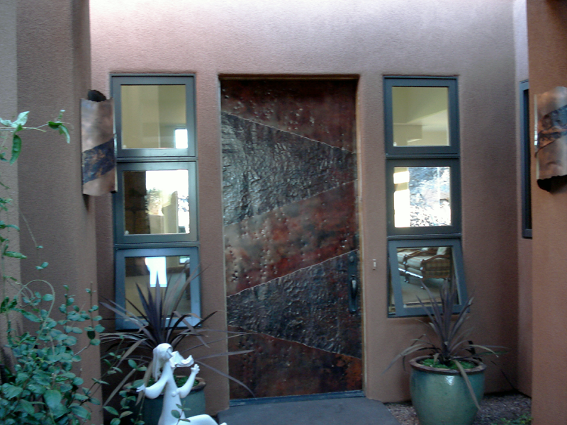Copper Entry Doors - Mike Dumas Copper Designs Blog