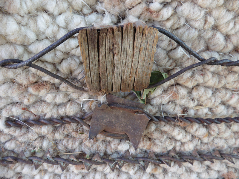 Barbed Wire Collecting as Metal Art - Mike Dumas Copper Designs Blog