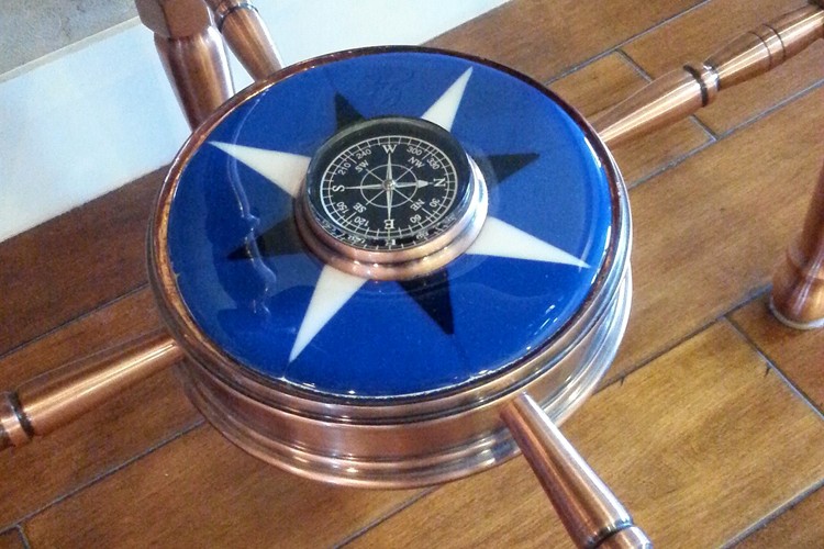 The Compass Rose That Bloomed in My Studio - Mike Dumas Copper Designs Blog