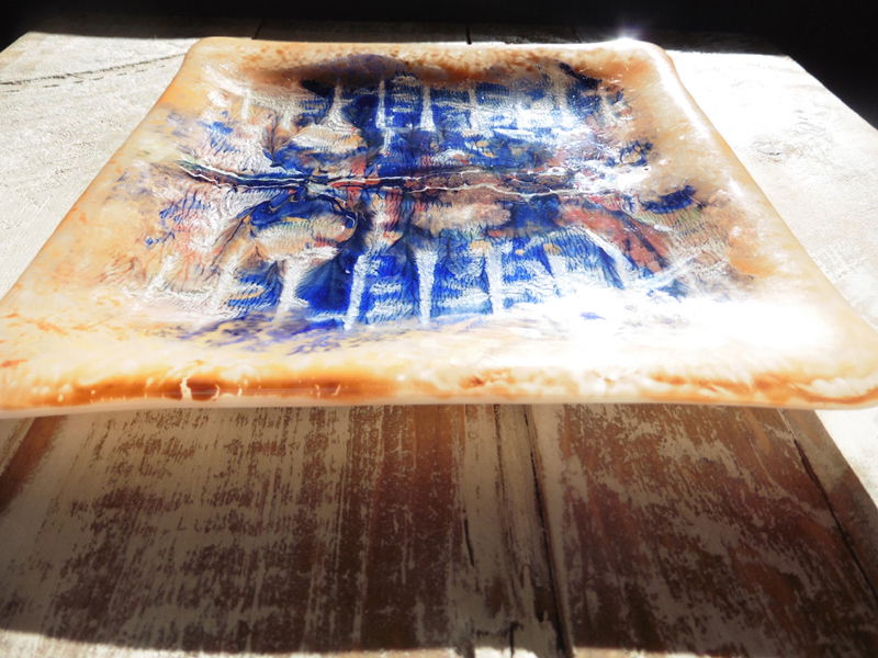 Glass Plates for Christmas - Mike Dumas Copper Designs Blog